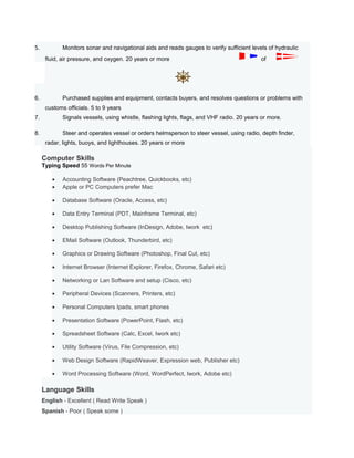 2015 Resume Capt Thomas J Seelbach | PDF