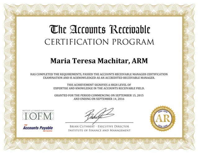 ARM Certificate | PDF