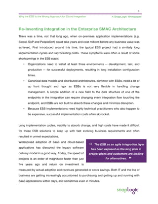 Why ESB is wrong approach for cloud integration | PDF