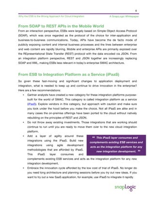 Why ESB is wrong approach for cloud integration | PDF