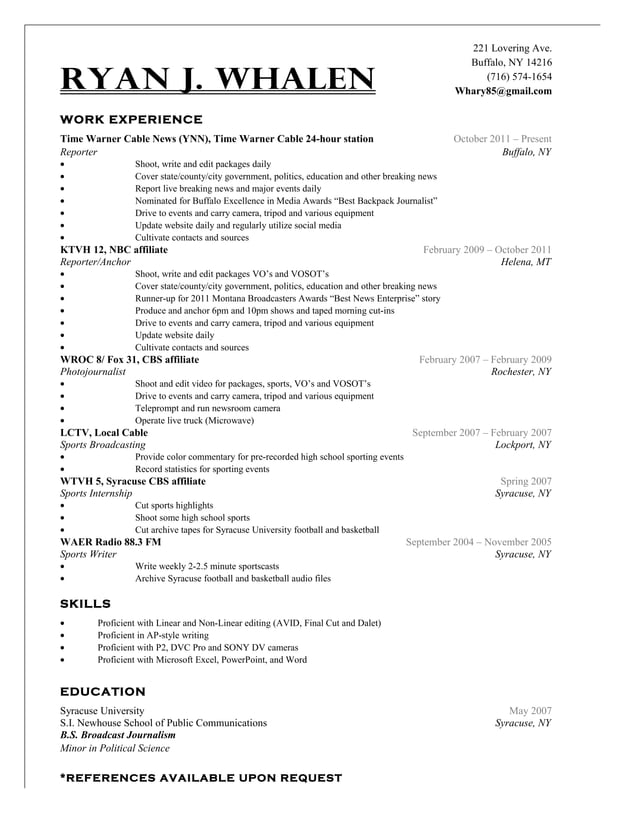 Ryan Resume | PDF
