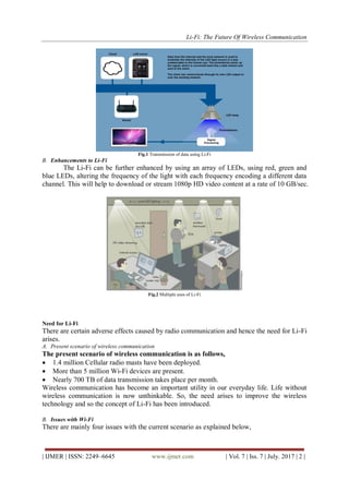 li-fi: the future of wireless communication | PDF
