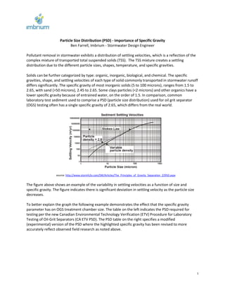 Importance of Specific Gravity | PDF
