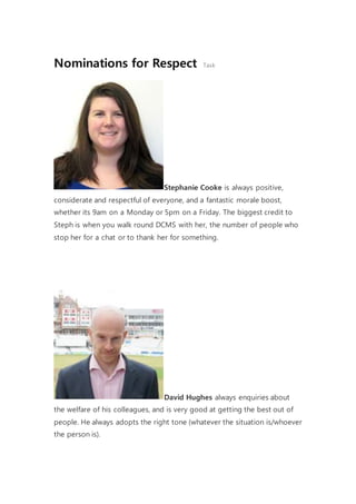 Civil Service Awards Respect | DOCX | Human Resources | Business