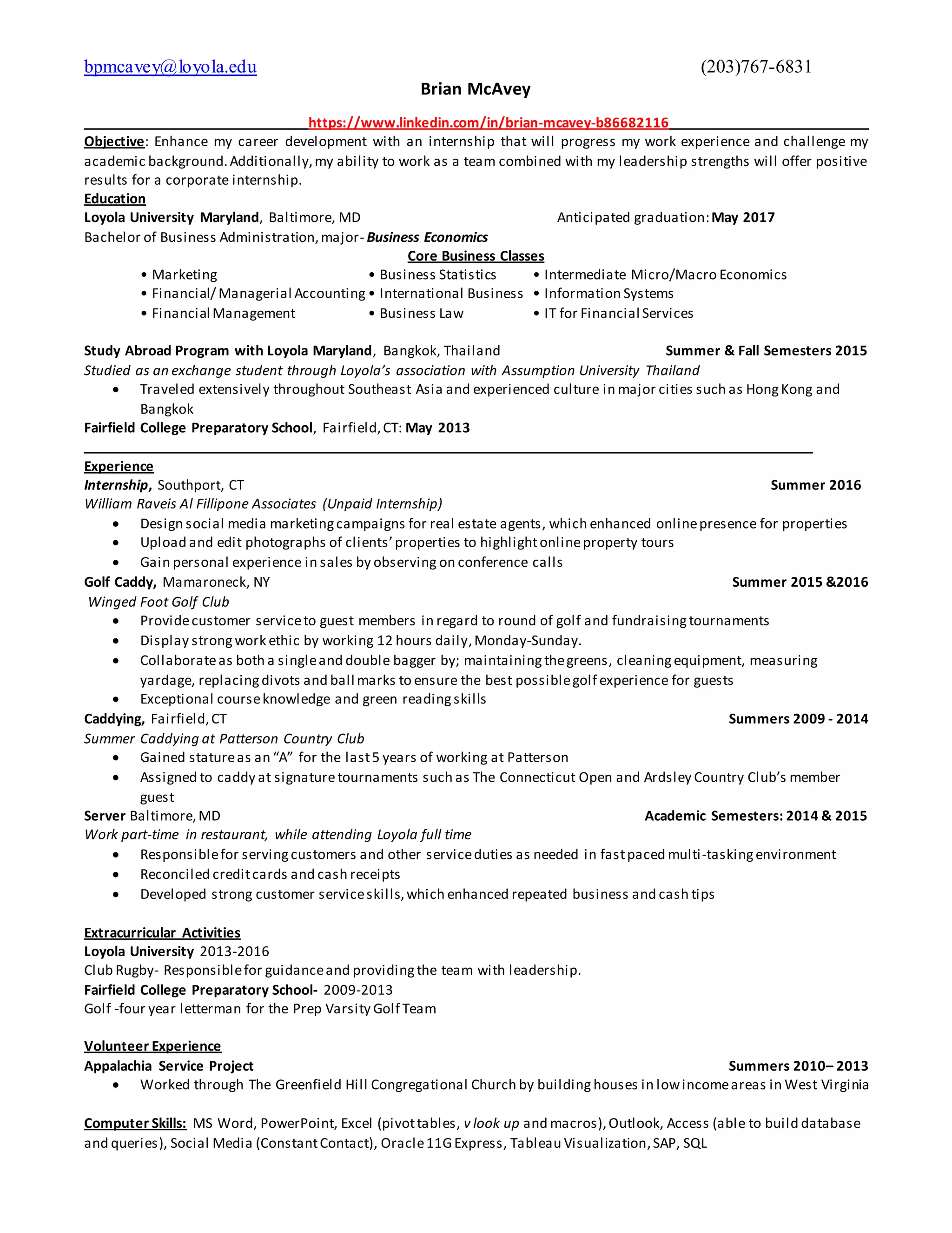 Active Resume | DOCX