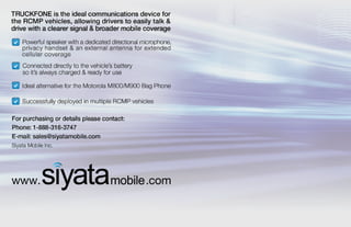 Truckfone_RCMP Phone | PPT