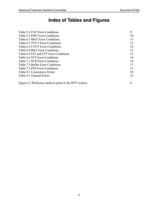 A78 a atsc recommended practice transport stream verification | PDF