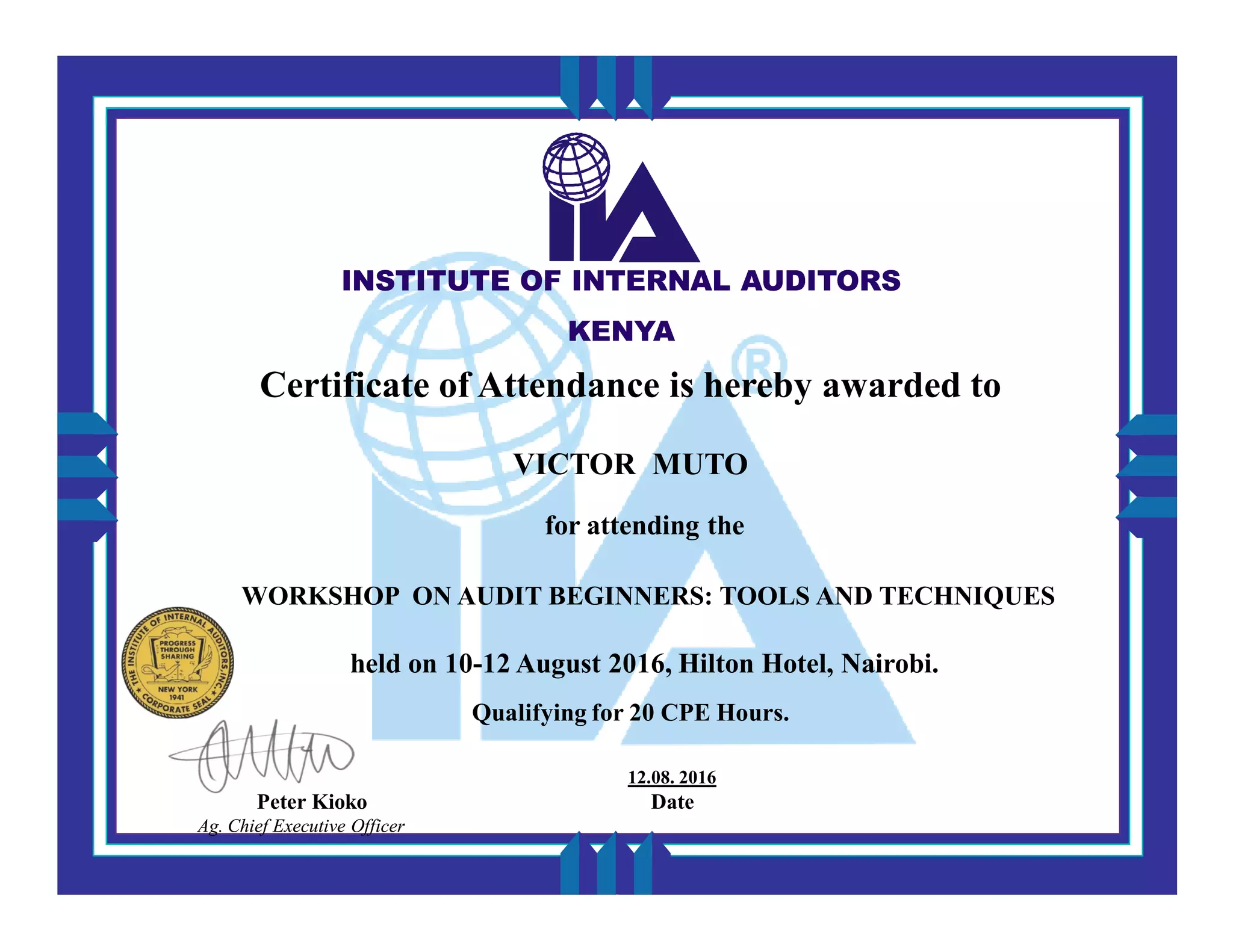 IIA Training (Beginning Auditor) | PDF