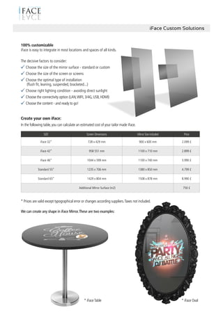 iFace Product List and Pricing UK-2 | PDF