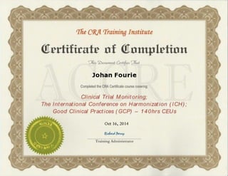 CRA Training Institute | PPT