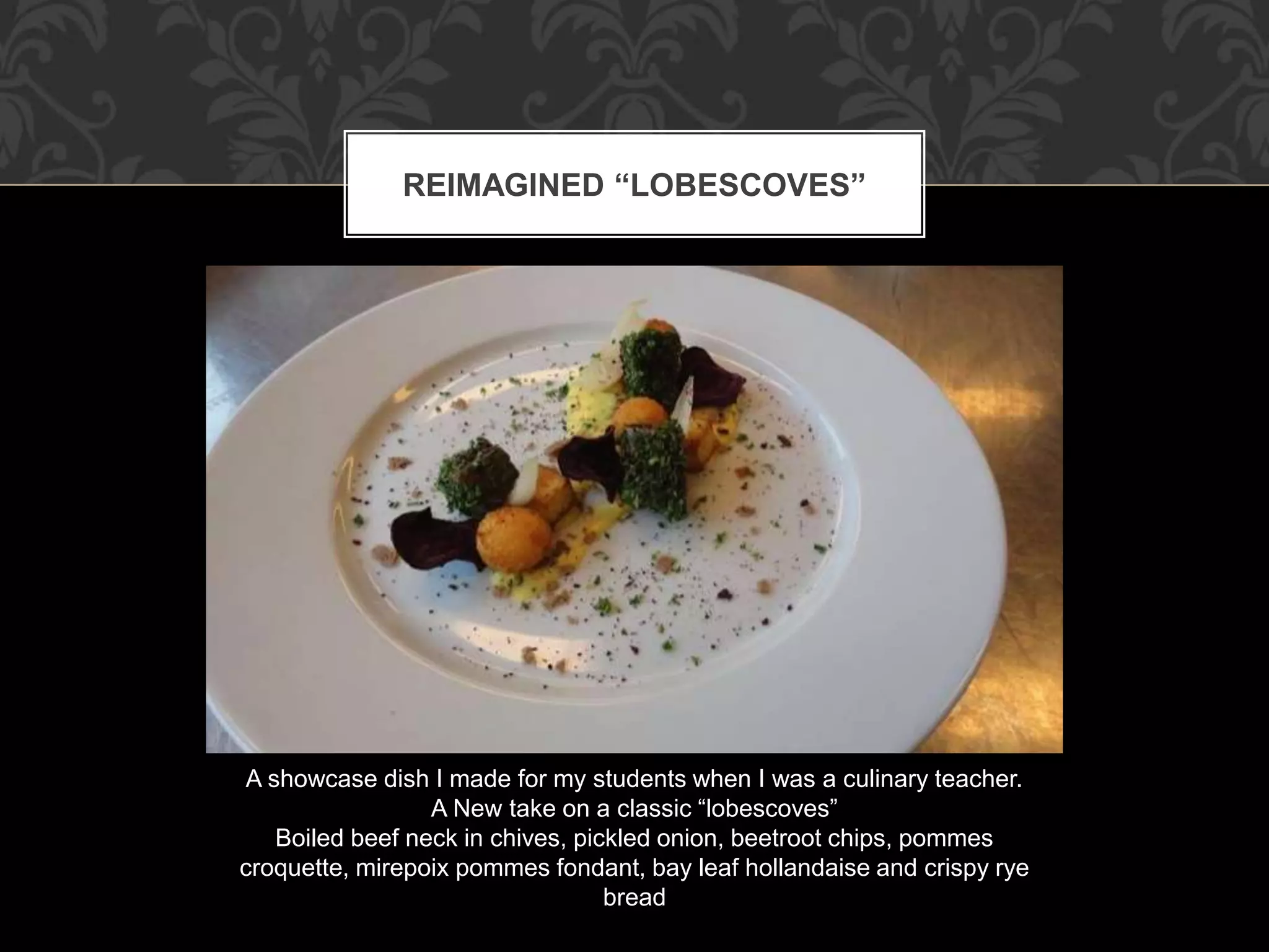 Culinary portfolio | PPTX