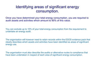 ESOS Assessment Presentation | PPT