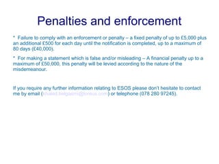 ESOS Assessment Presentation | PPT