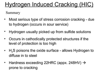 hydrogen cracking | PPT