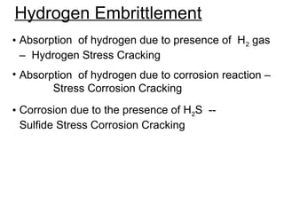 hydrogen cracking | PPT