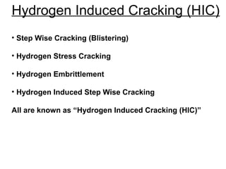 hydrogen cracking | PPT