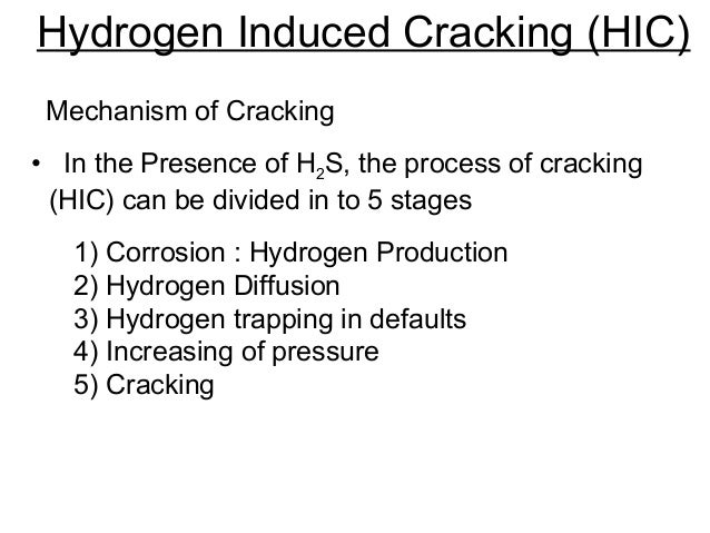 hydrogen cracking
