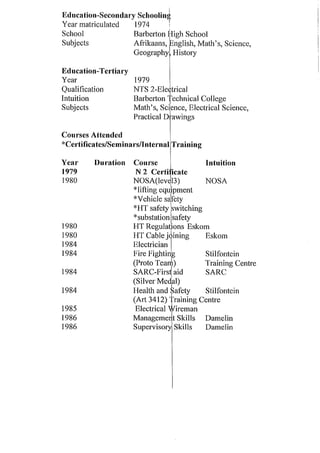 willie cv | PDF
