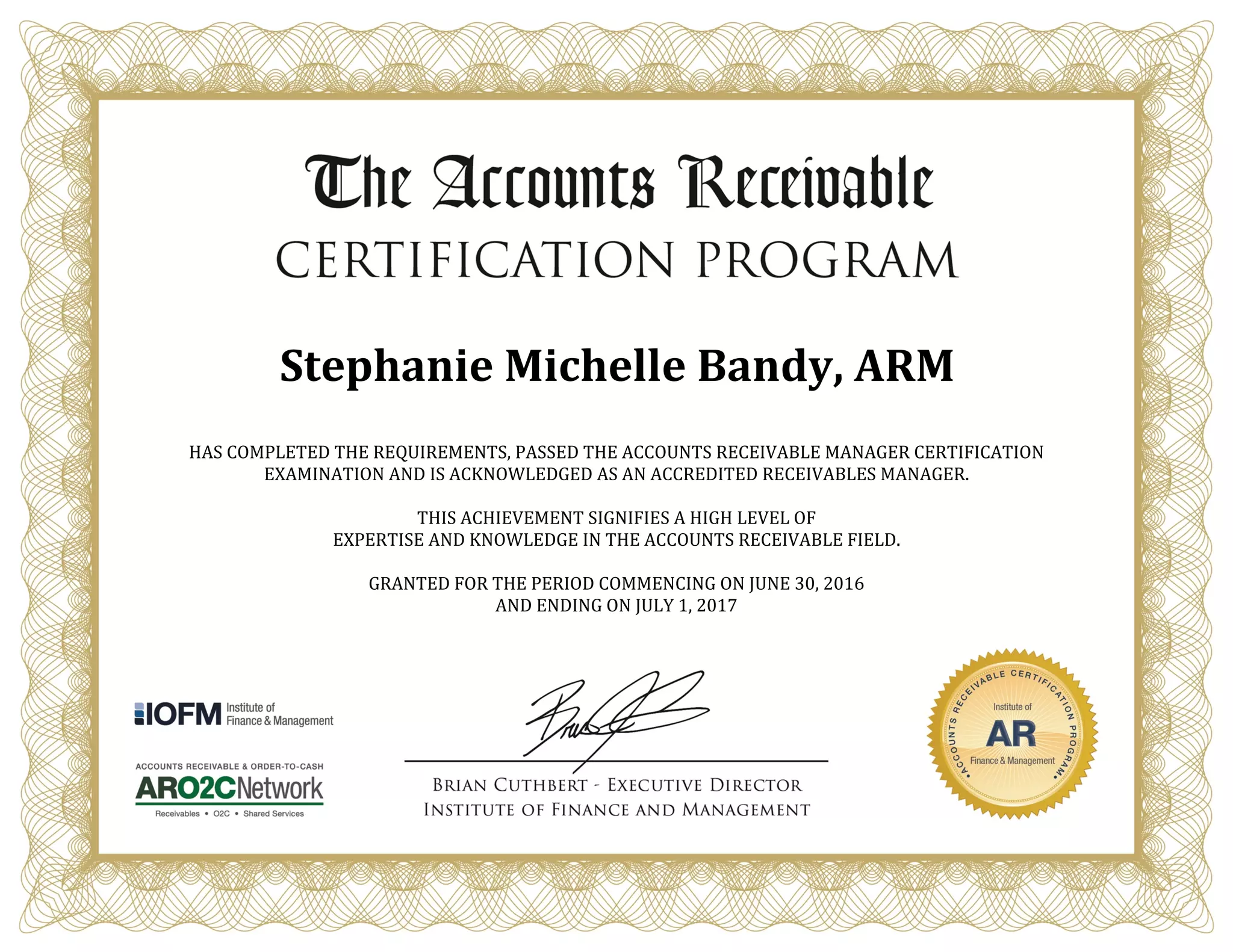 160630_AR_Certification | PPT