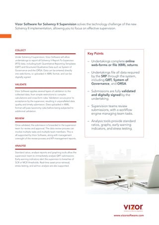 Vizor Software for Solvency II Supervision | PDF