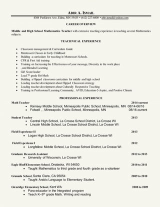 Abir%2dIsmail%2dResume | DOCX