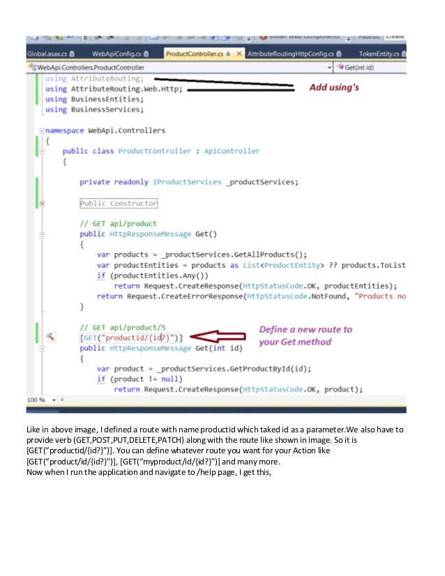 Custom Url Re Writingrouting Using Attribute Routes In Mvc 4 Web Apis