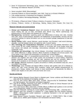 CV-BiP-02-2015 | DOCX | Skin and Dermatology | Diseases and Conditions