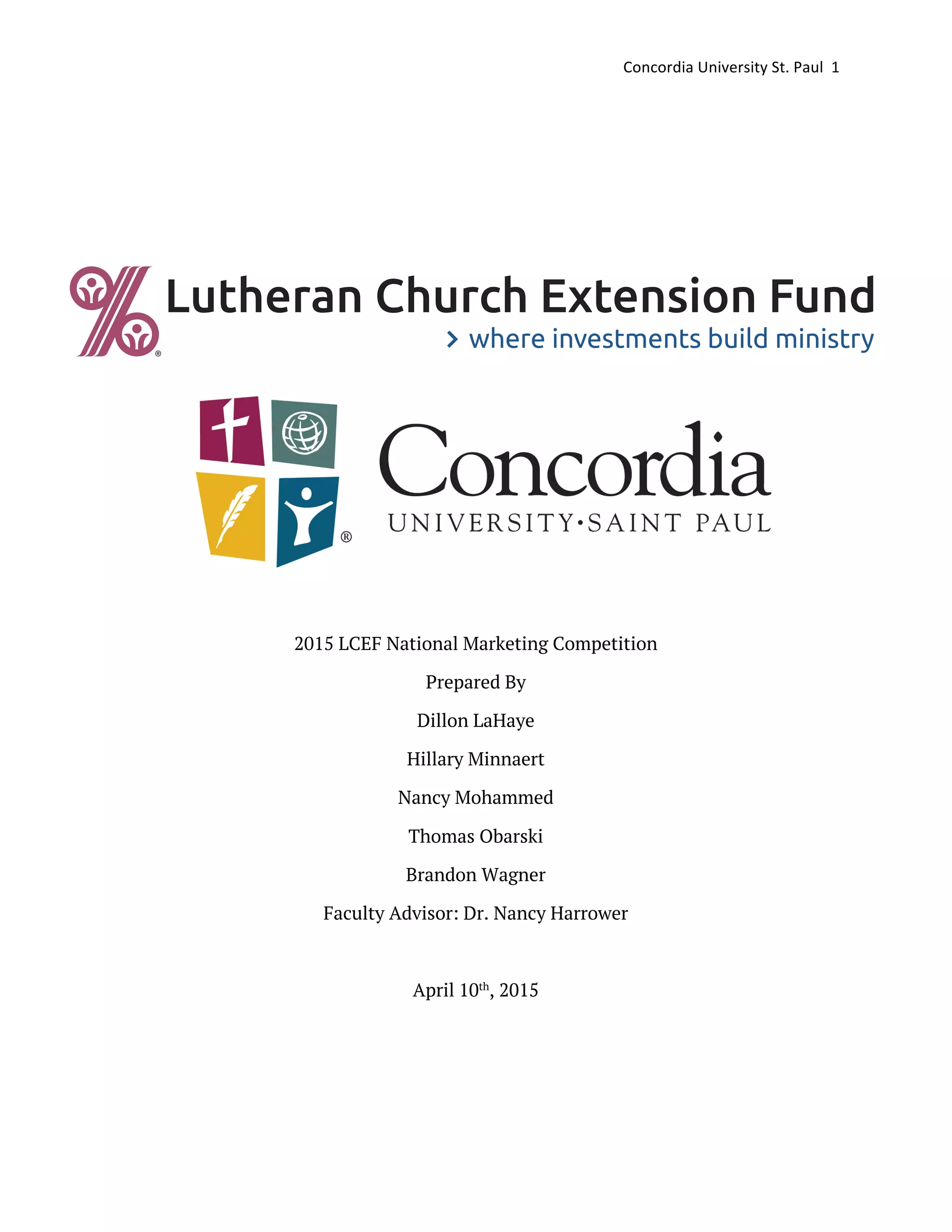 CSP_LCEF Case Study 2015 | PDF