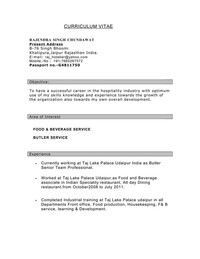 rajendra resume | PDF