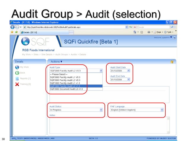 A7 Audit Checklists | PPT