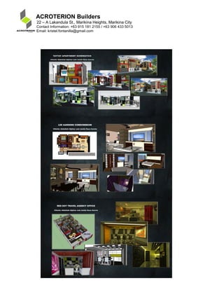 ACROTERION BUILDERS COMPANY PROFILE | PDF