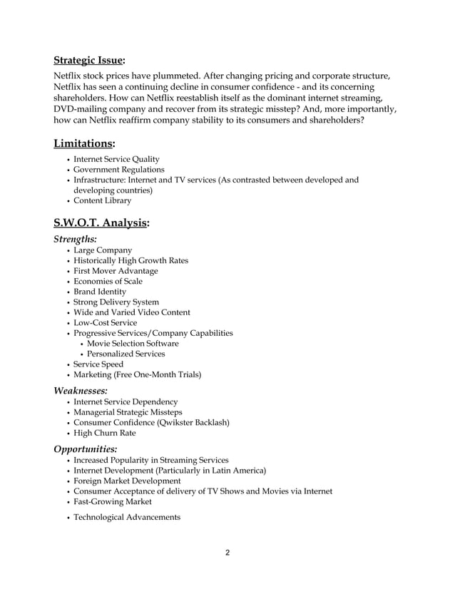 Netflix Case Study | DOC