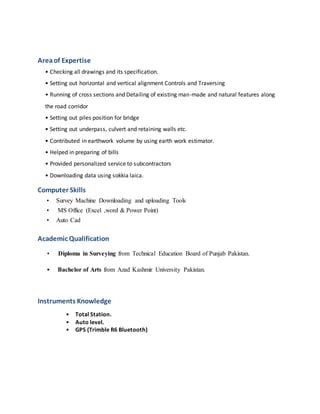 Mansoor Anwer Resume | DOCX | Civil Engineering Industry | Industries
