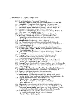 Curriculum Vitæ | PDF
