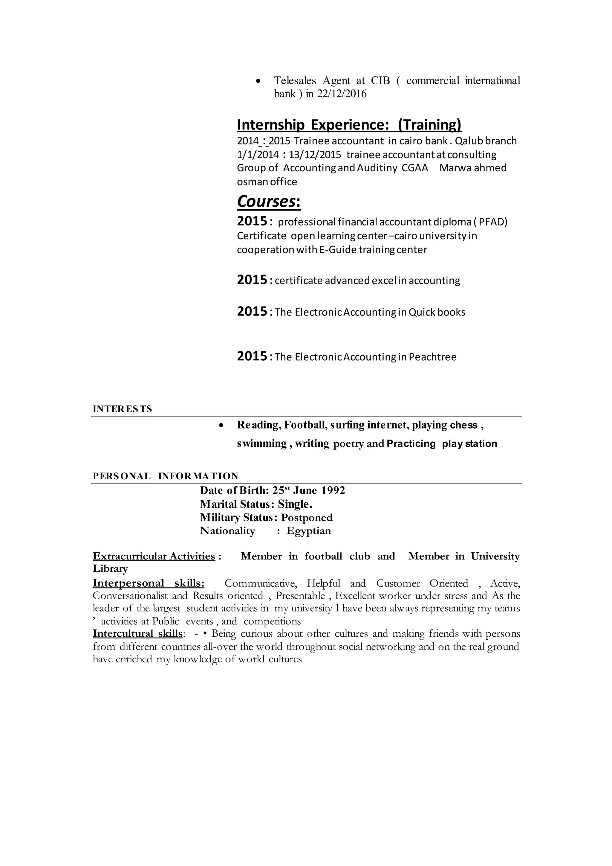 mohamed essam cv | PDF