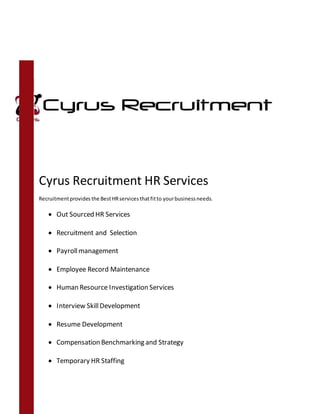 Cyrus Company Profile | DOCX