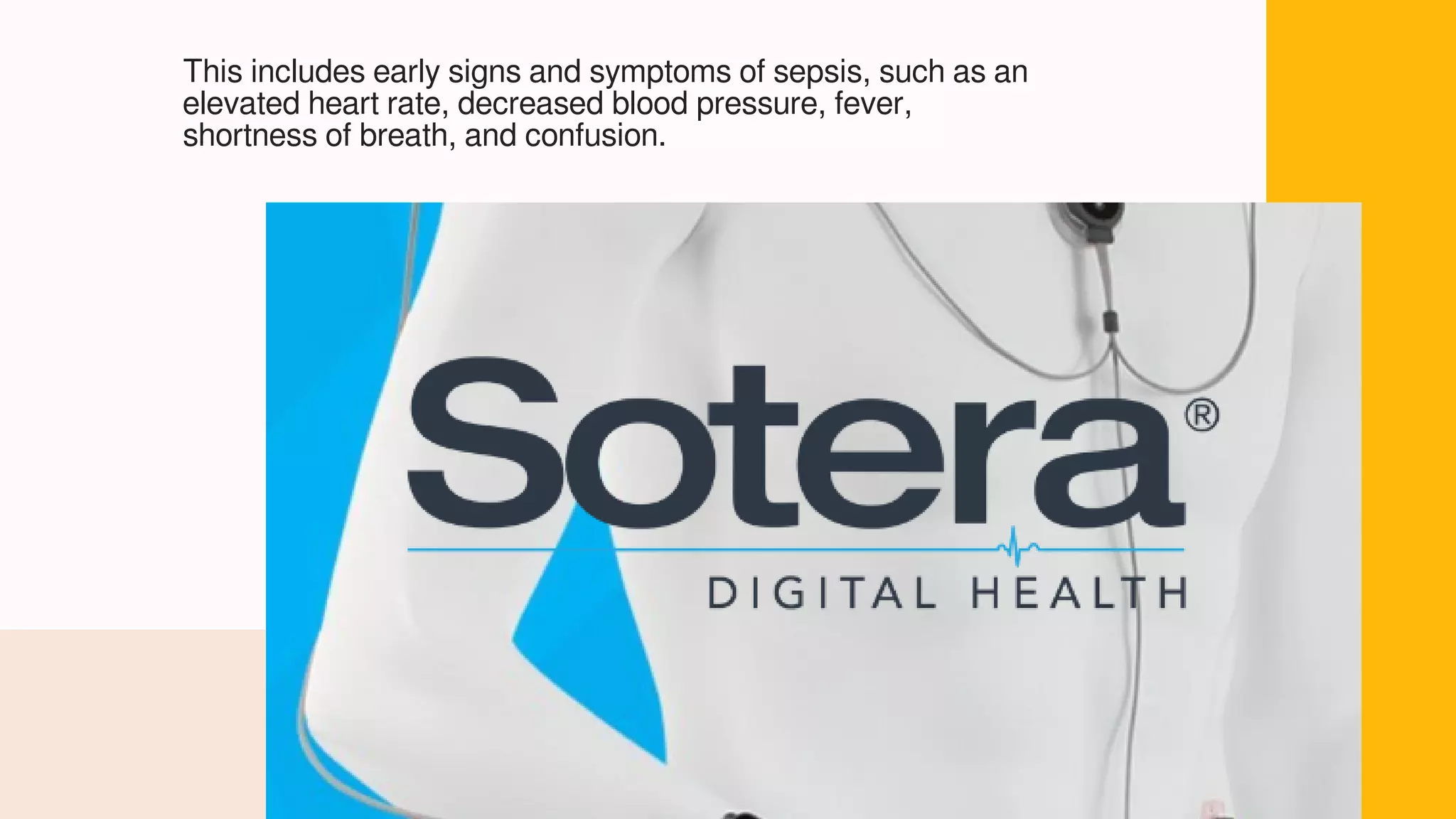 Detect Early Signs Of Sepsis With Innovative Vital Signs Monitoring ...