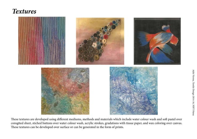 Aditi Verma, textile design, NIFT | PPT
