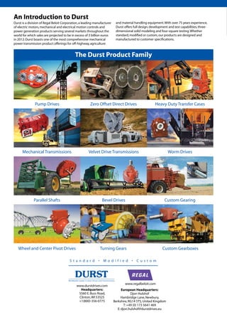 DURST-Pump_Drives-Transfer_Cases | PDF
