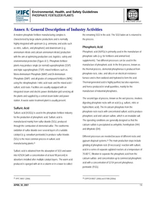 EHS Phosphat Fertilize Plant | PDF | Agriculture | Industries