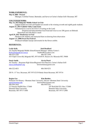 Chantel Enger resume1 | DOC