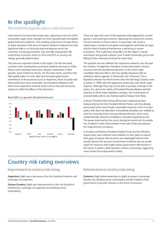 Political Risk Map Newsletter Q2 2016 | PDF