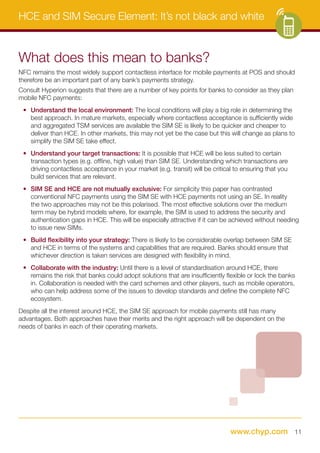 HCE_and_SIM_Secure_Element | PDF | Credit Cards | Personal Debt