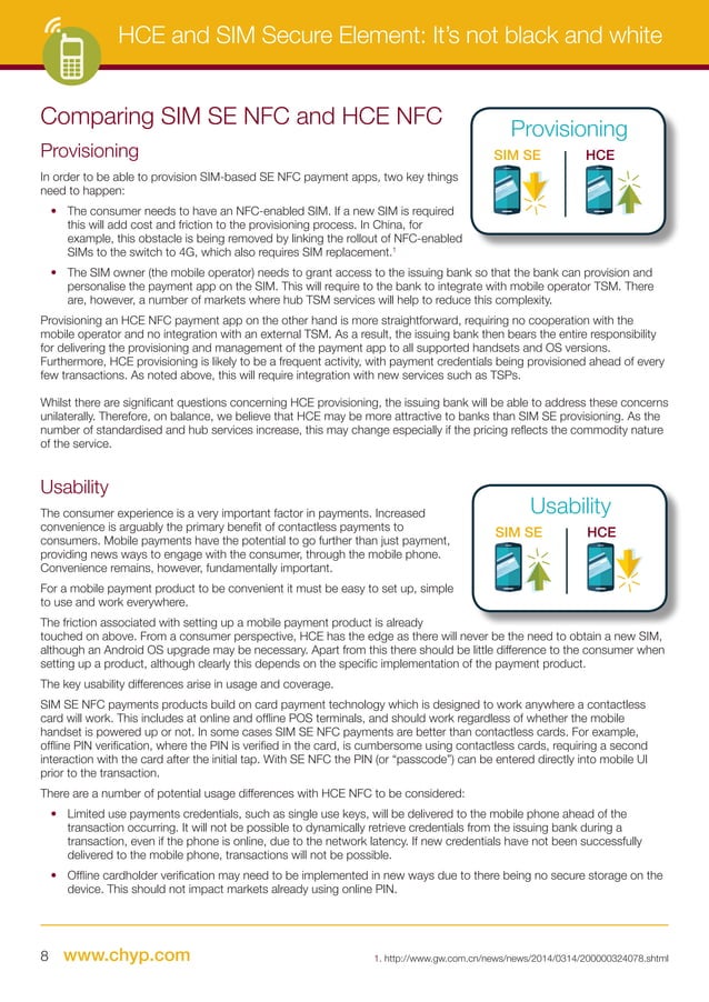 HCE_and_SIM_Secure_Element | PDF | Credit Cards | Personal Debt
