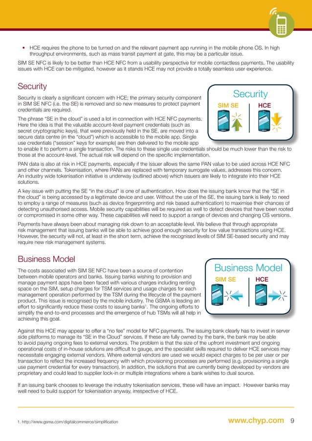 HCE_and_SIM_Secure_Element | PDF | Credit Cards | Personal Debt