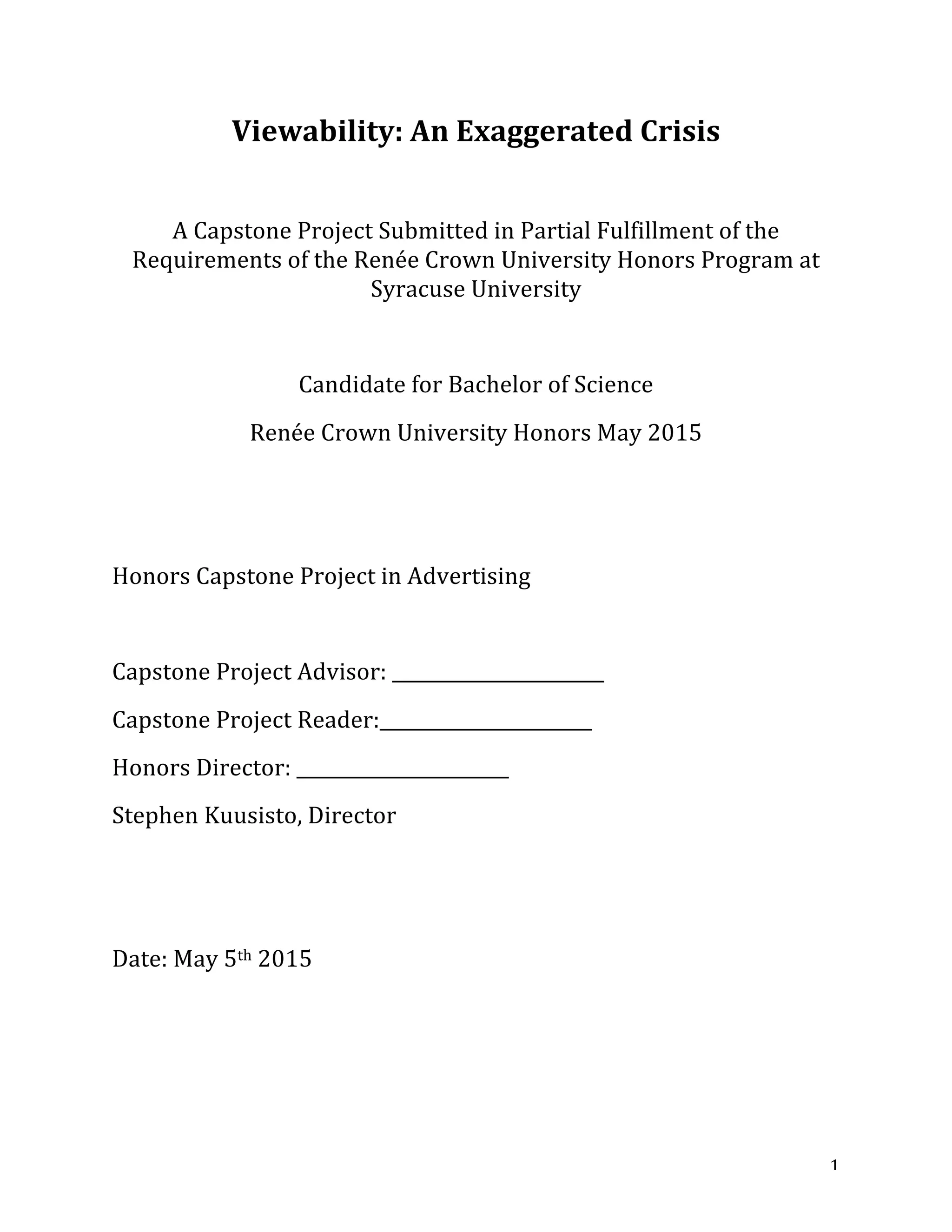 Final Draft Advertising Thesis | PDF