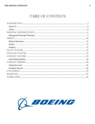 BOEING Group Project FINAL | PDF