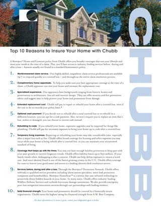 10_reasons_chubb | PDF