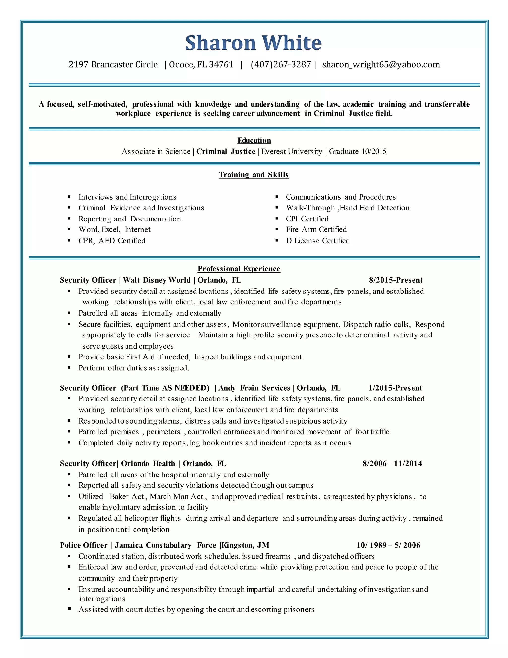 Resume 2016 | DOCX