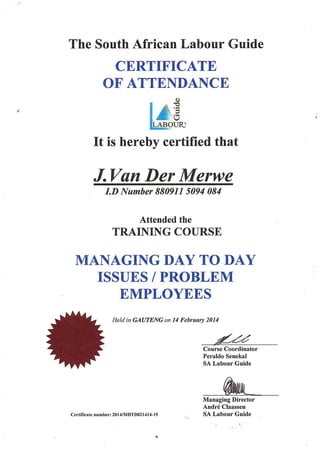 SA Labour Guide | PDF